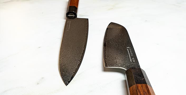 What's the difference between a chef's knife and a Santoku? – Season