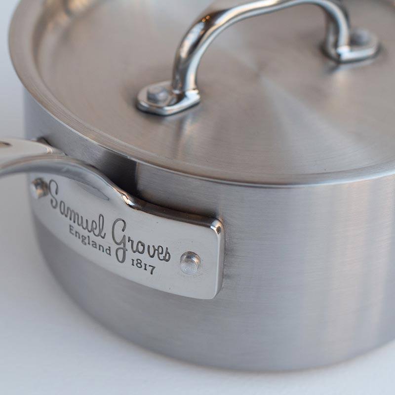 Samuel Groves Stainless Steel Brushed Triply Saucepan, London, UK – Season
